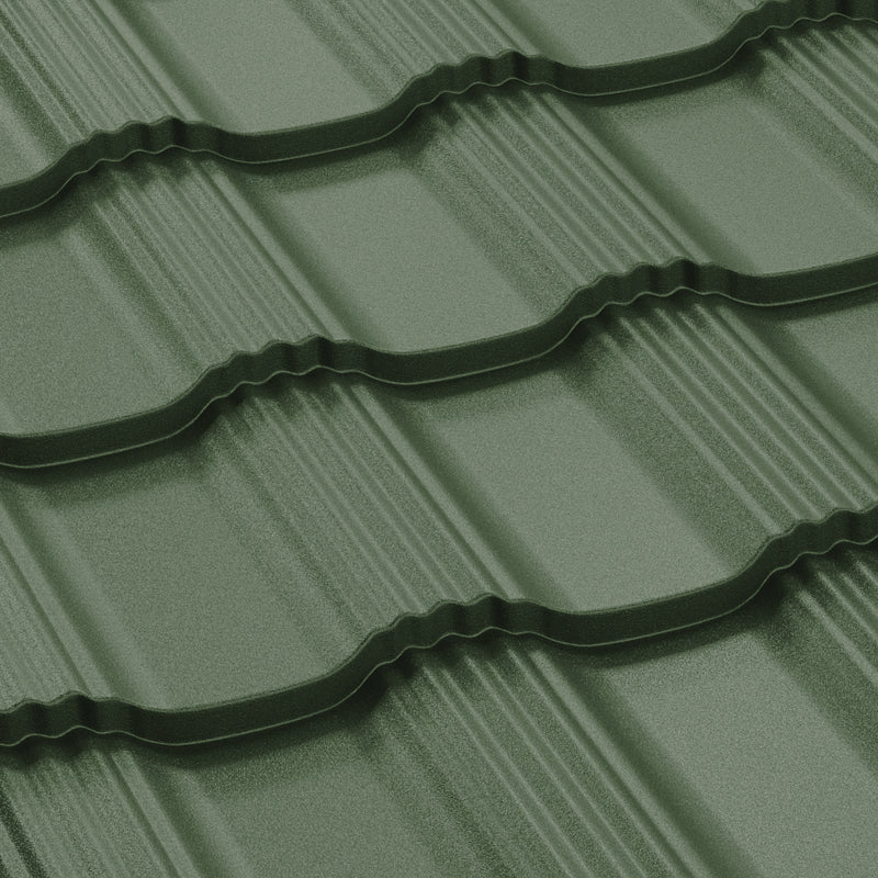 Tigla Metalica Hellenic Bilka, Verde Crud (RAL 6020) – Velka