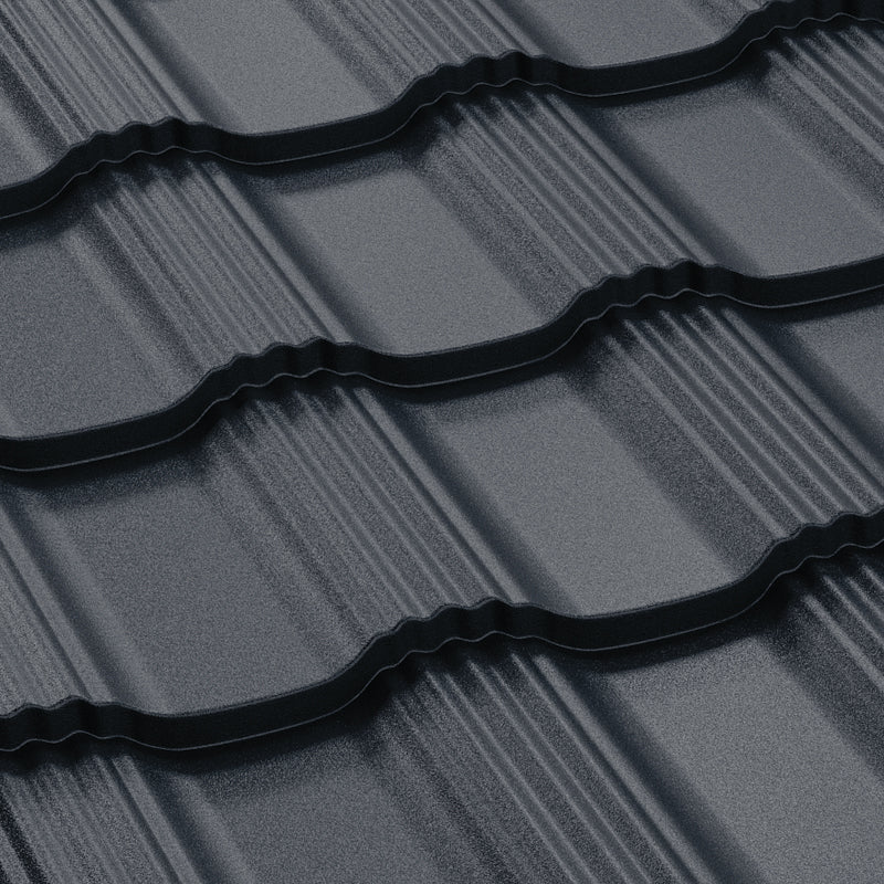 Tigla Metalica Hellenic Bilka, Gri (RAL 7011) – Velka