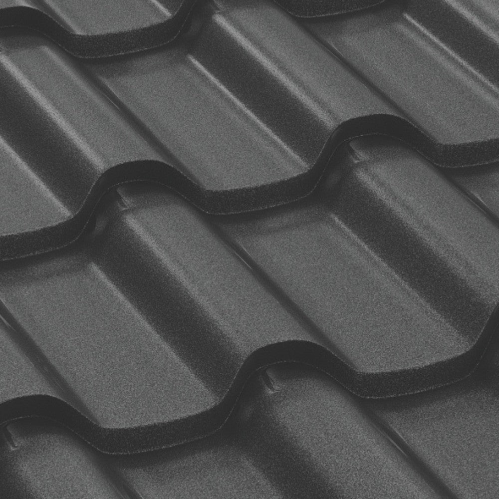 Tigla Metalica Romanic Bilka, Negru (RAL 9005) – Velka